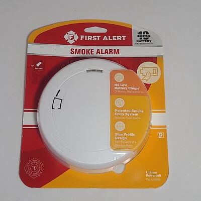First Alert Photoelectric Smoke Alarm with Slim Design PR710 ...