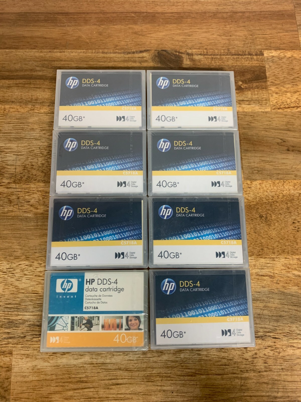 HP DDS-4 Data Cartridge 40GB C5718A Bulk Lot x8 | eBay