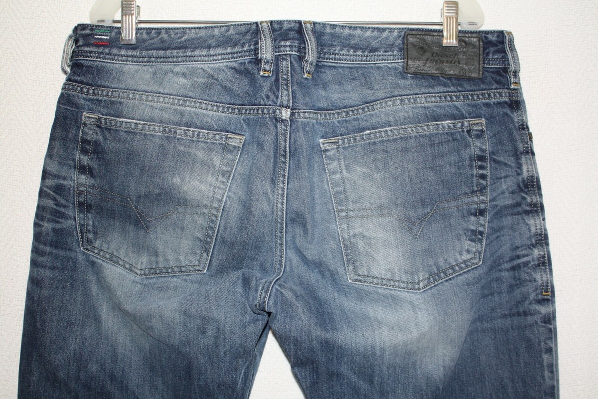Diesel Zathan Bootcut Jeans Button Fly 008M2 Made In Italy Diesel Zathan Bootcut Jeans Button Fly 008M2 Made In Italy