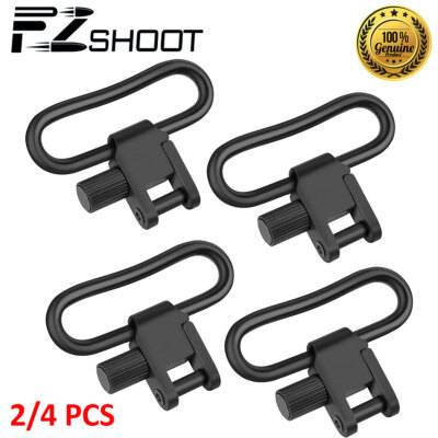 2/4PCS Rifle Sling Swivels Heavy Duty Quick Attach Detach 1/1.25"Width ...