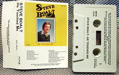 STEVE BOALT He Touched Me cassette tape 1976 orchestral Christian | eBay