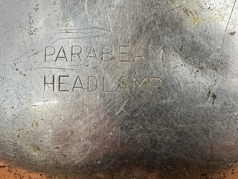 LARGE Vintage PARABEAM HEAD Lamp LIGHT Glass LENS Lamp auto TRUCk 11 ...