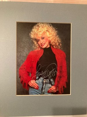 DOLLY PARTON Hand Signed Original Autograph 5x7 photo Matted | eBay