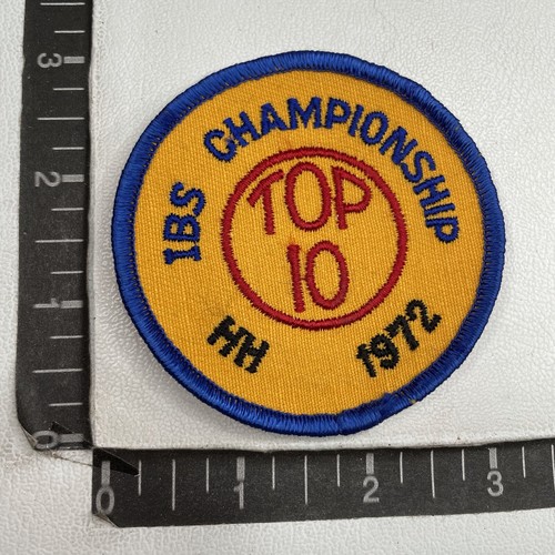 TOP 10 IBS CHAMPIONSHIP HH Benchrest Gun Shooting Patch (1972) 86NA | eBay