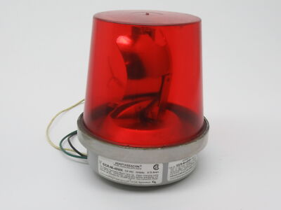 Edwards Signaling 52CR-N5-40WH AdaptaBeacon Red Rotating Light 120VAC ...