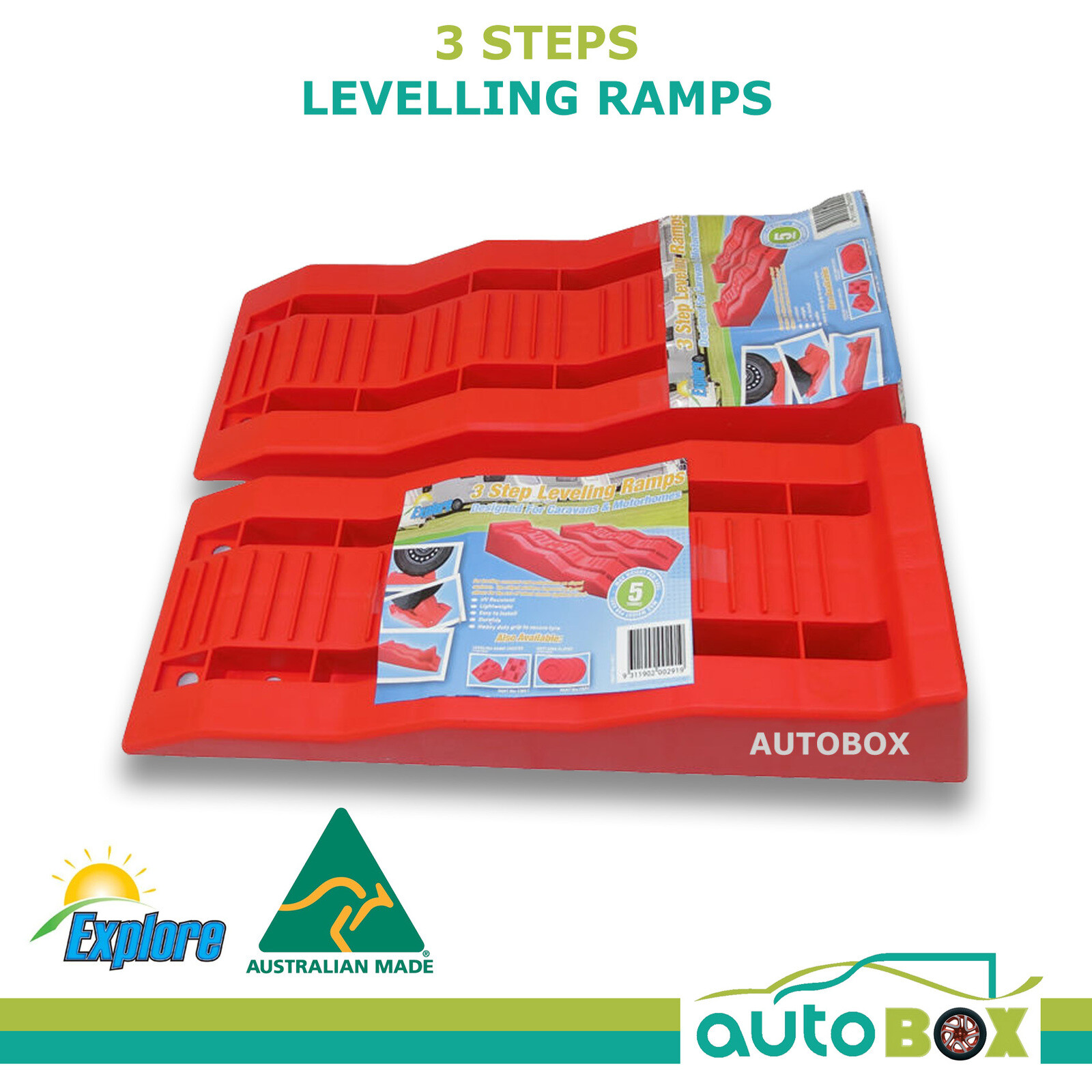 Caravan 3 Step Levelling Ramps Motorhome | Grelly France