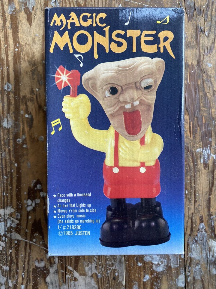 Vtg 80s Magic Monster By Heartland Rare Moving Face Robot horror ...