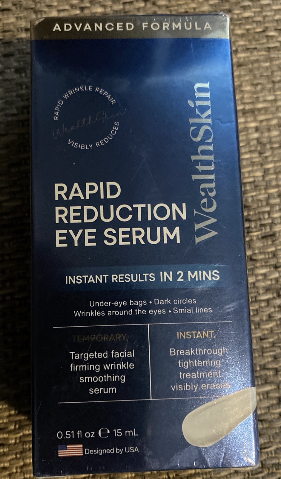 WealthSkin Anti-Aging Rapid Reduction Eye Serum - 0.51 oz - Exp 2/2026 ...