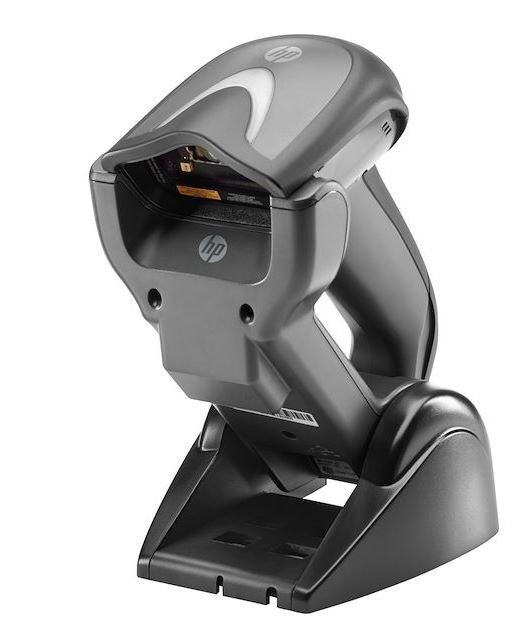 HP E6P34AA Wireless Bluetooth 1D 2D Barcode Scanner, USB Kit & Charging ...