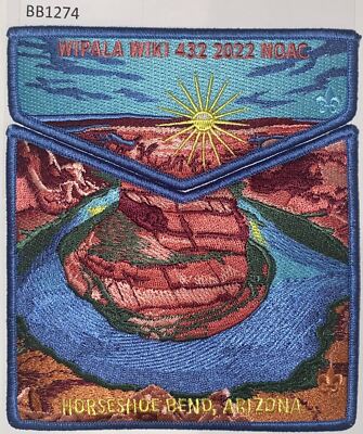 Boy Scout OA Flap Set Wipala Wiki Lodge 432 2022 NOAC | eBay