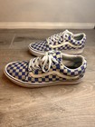 VANS Blue White Checker Shoes Mens 11 | eBay