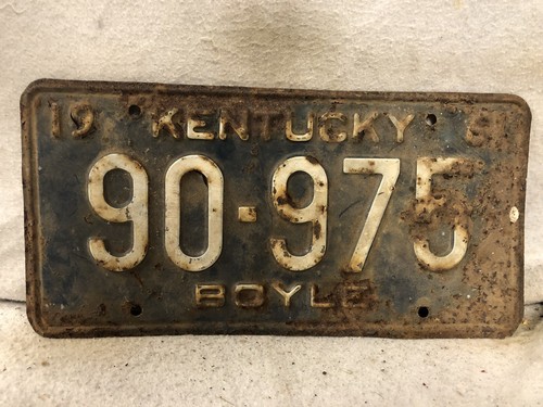 Vintage 1961 Kentucky License Plate | eBay
