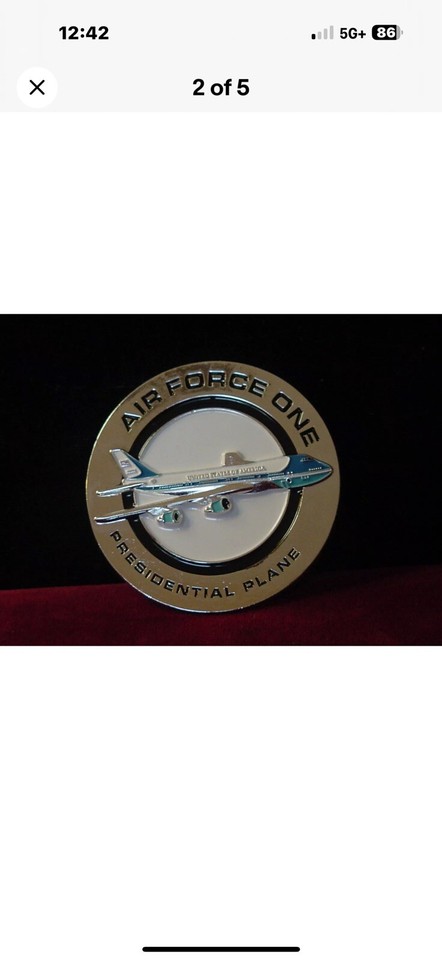 Presidential Boeing VC-25A JB Andrews Air Force One Challenge Coin | eBay