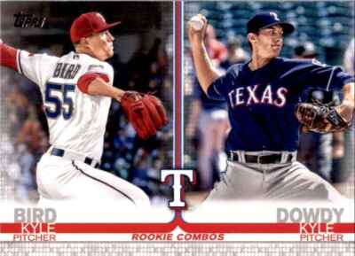 2019 Topps Update Series Kyle Bird Kyle Dowdy Texas Rangers #US183 | eBay