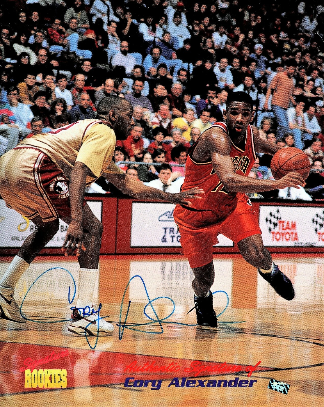 Cory Alexander Virginia Cavaliers Signed 8x10 Cardstock Photo Signature ...