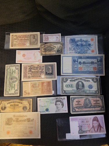 17 Old World Paper Currency Notes Assorted Nations Lot Circulated | eBay