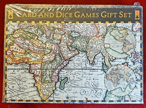 2003 Robert Frederick Limited World Map Card and Dice Games Gift Set ...