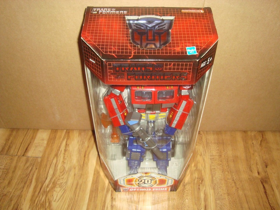 TRANSFORMERS 20TH ANNIVERSARY OPTIMUS PRIME 2002 MASTERPIECE NEW IN ...
