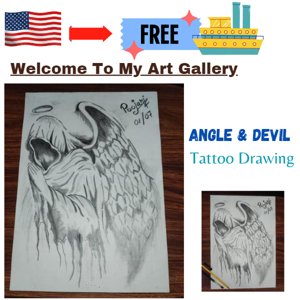 Devil Tattoo Sketch