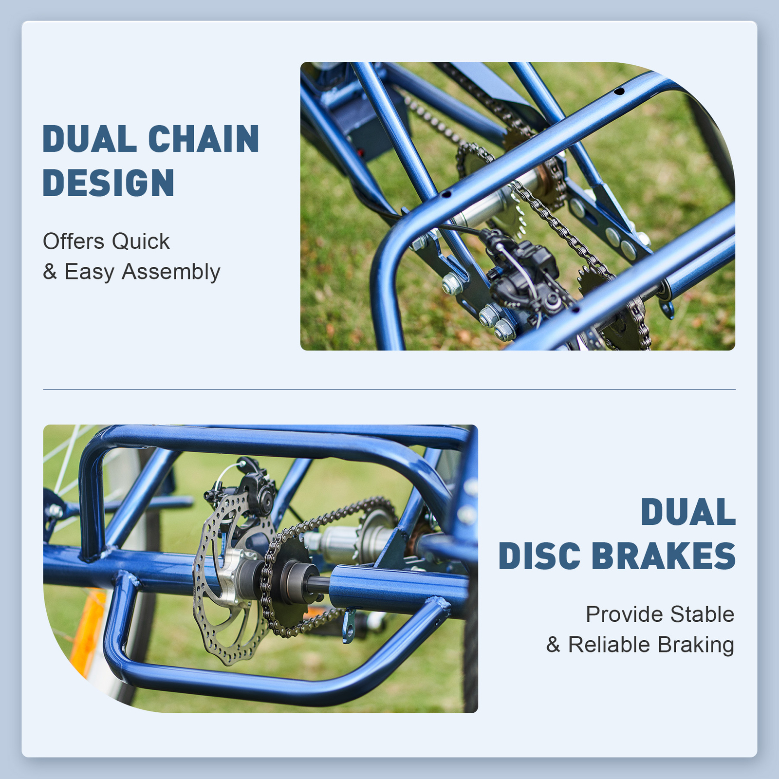 VIRIBUS 350W 24" Electric Tricycle 3 Wheel Bike for Adults 36V 10Ah ...