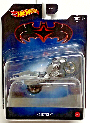 Hot Wheels Batman & Robin BATCYCLE 1:50 Scale Vehicle Wave 3 DAMAGED ...