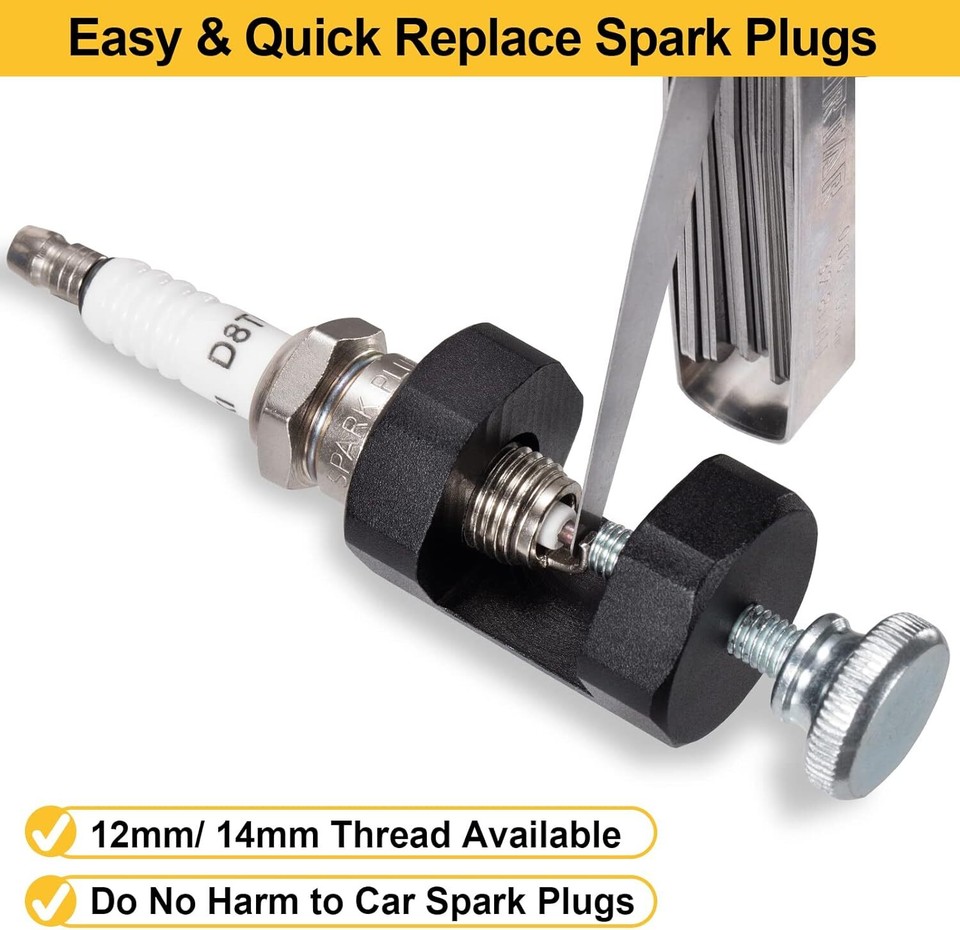 Spark Plug Gap Tool, 2Pcs Spark Plug Gapping Tool, High Precise Spark ...