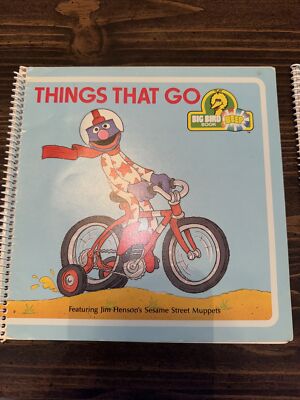 Vintage Sesame Street Big Bird Beep Book Things That Go & Up, Down, All ...