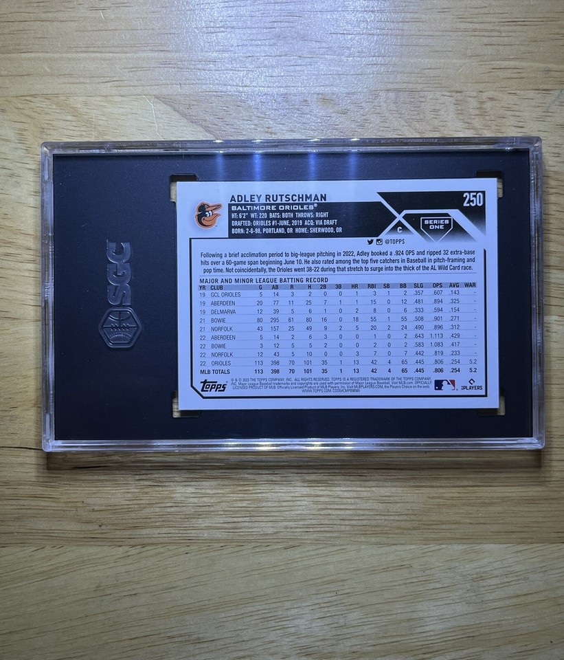 2023 Topps Series 1 - Adley Rutschman - Gold Cup RC - SGC Gem Mint 10 ...