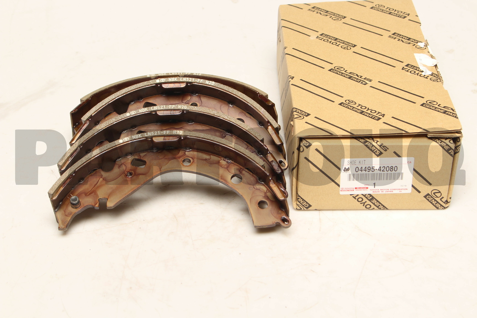 0449542080 Genuine Toyota SHOE KIT, REAR BRAKE 04495-42080 | eBay