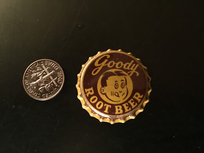 10 GOODY BOY FACE TOUNGE ROOT BEER FLAVORED SODA POP CORK UNUSED BOTTLE ...