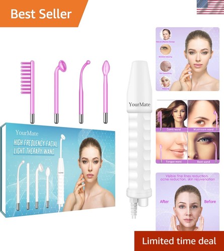 PhotoTherapy Device High Frequency Facial Wand Machine with Argon Tubes ...