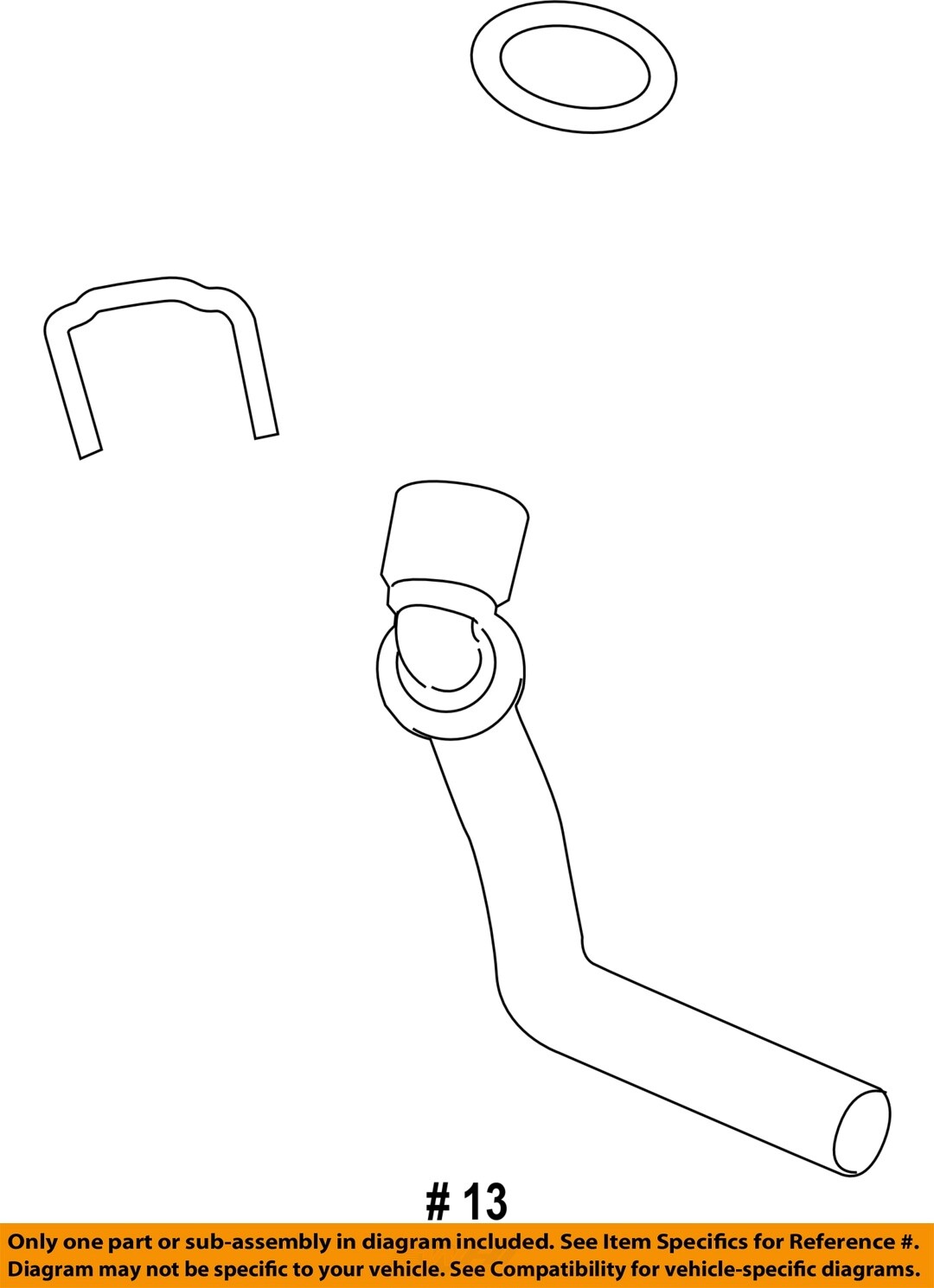 FORD OEM 15-17 F-150 Cooling Radiator Components-Hose Assy FL3Z8C289A ...