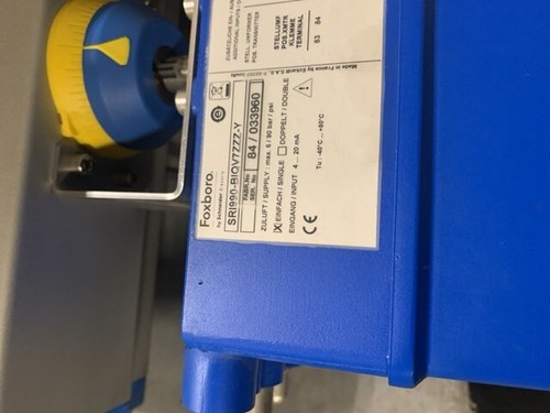 Air Torque AT501U S08 A Actuator F10+F12-N-27DS w/ Foxboro Valve ...