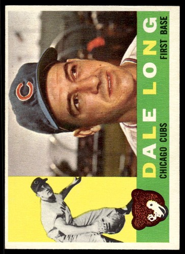 1960 TOPPS DALE LONG 375 NRMT BASEBALL CHICAGO CUBS | eBay
