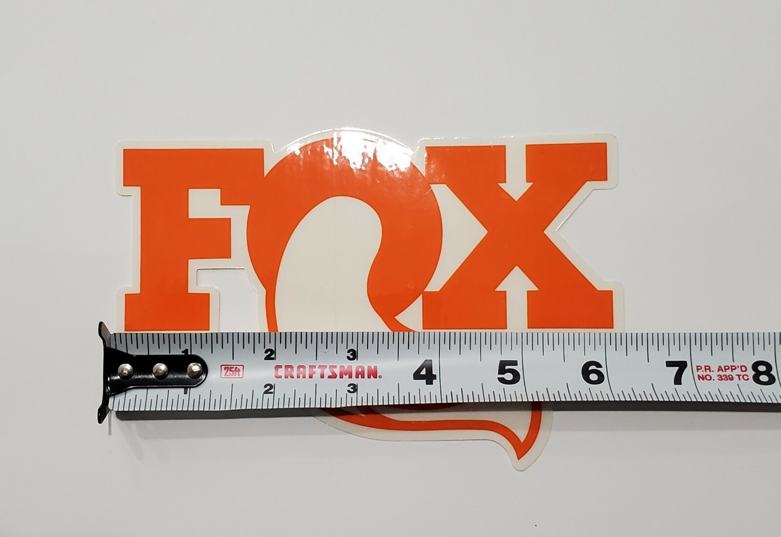 Fox Shocks Sticker Decal 6"x3" - ORANGE (4-PACK) | eBay