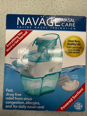 Navage Nasal Irrigation Starter Bundle: Navage Nose Cleaner FREE 30 ...