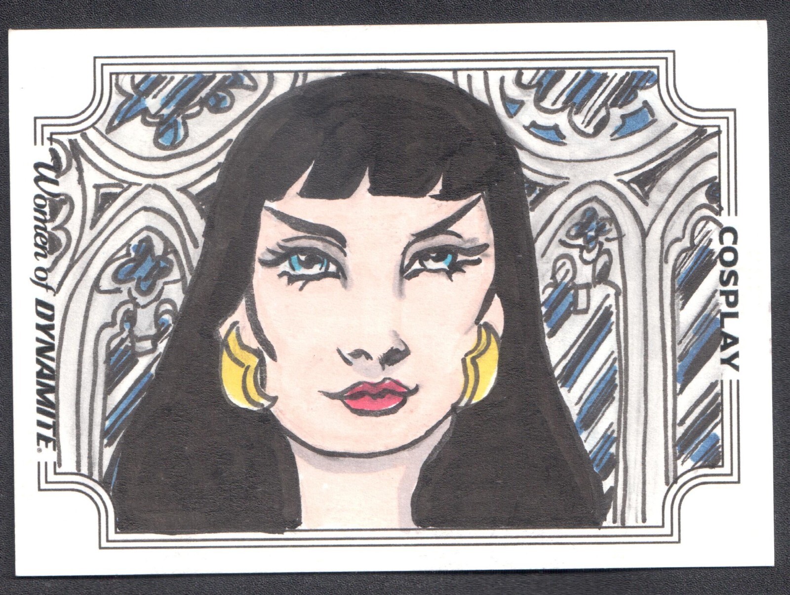 WOMEN OF DYNAMITE COSPLAY (2019) Sketch Card TOM ROMANO Vampirella | eBay