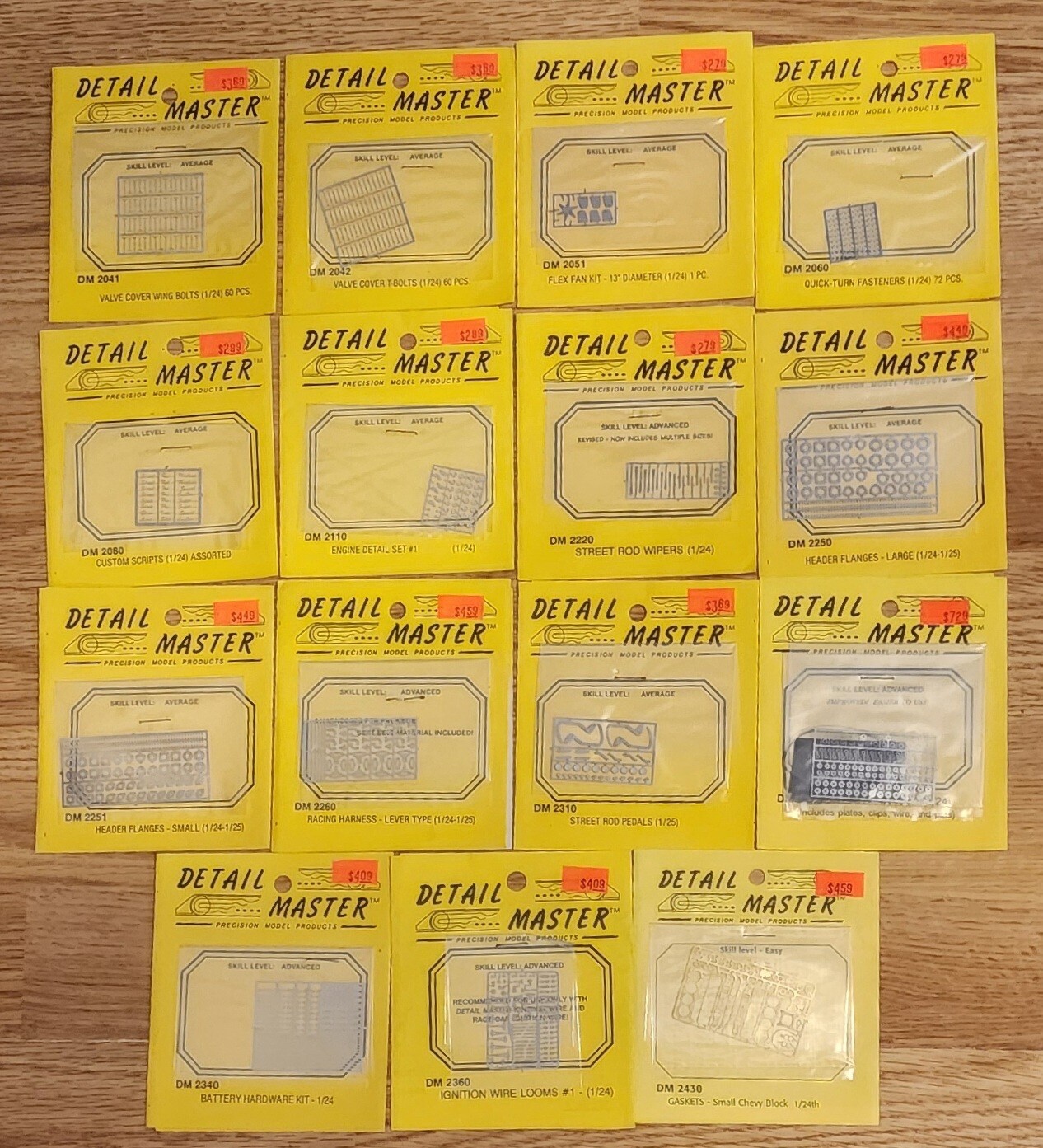 Detail Master Lot 15 packs 1/24 scale model car parts | eBay