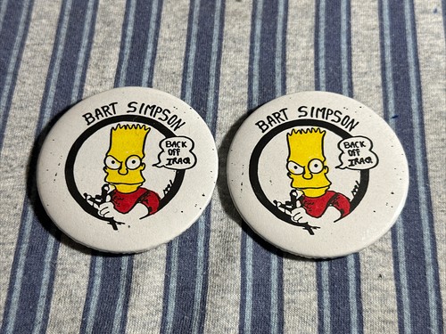 Vintage Bart Simpson Button Pins | eBay