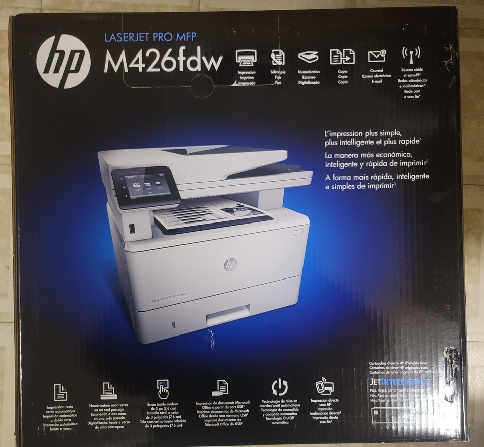 Brand NEW HP LaserJet Pro MFP M426fdw All-In-One Wireless LaserPrinter ...