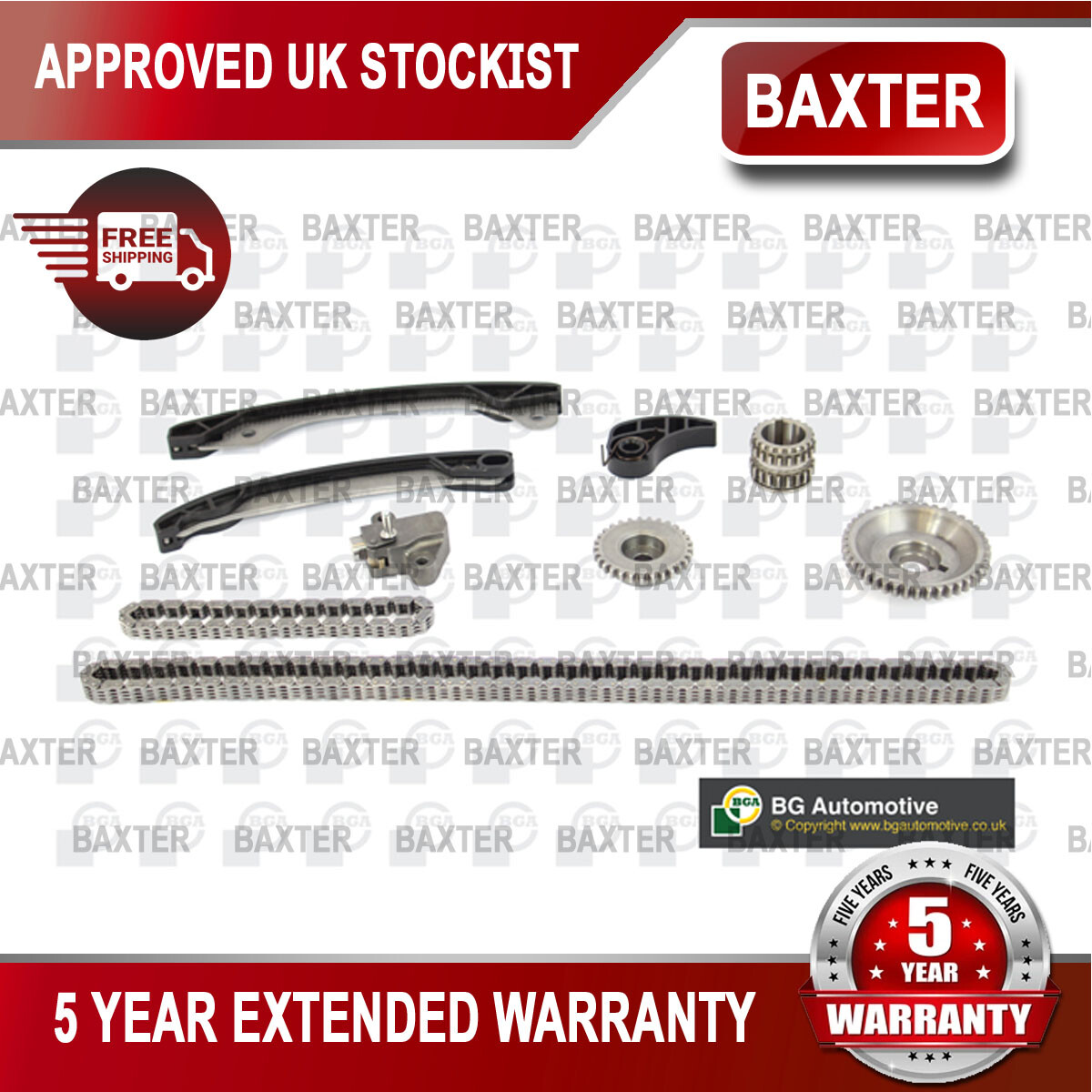 Fits Renault Megane 2009- Scenic 2009- 1.4 Baxter Timing Chain Kit #1 ...