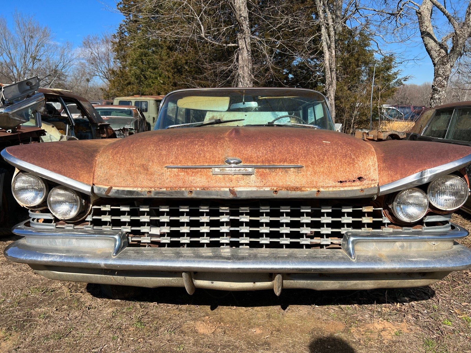 1959 Buick LeSabre Electra Invicta Front Grille Grill Assembly | eBay