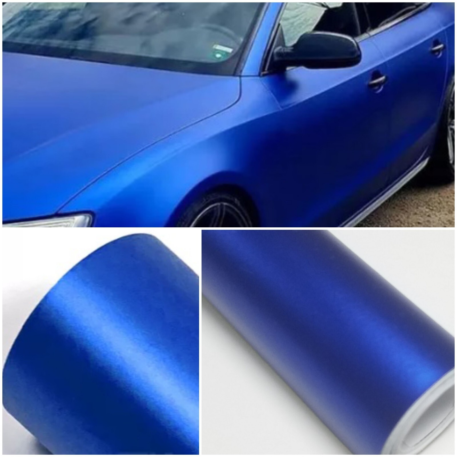 Matte Dark Blue Car Paint