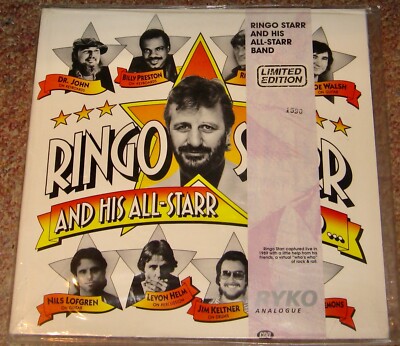 Ringo Starr His All Starr Band 1990 Ryko Lp Factory Sealed Numbered Ed. BEATLES | eBay