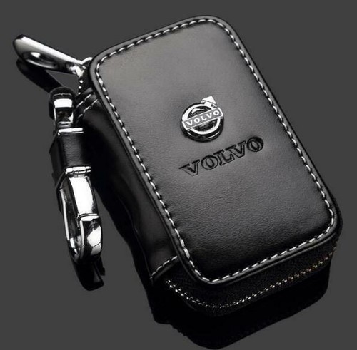 1x NEW Volvo Delicate and elegant car key fob bag genuine leather | eBay UK