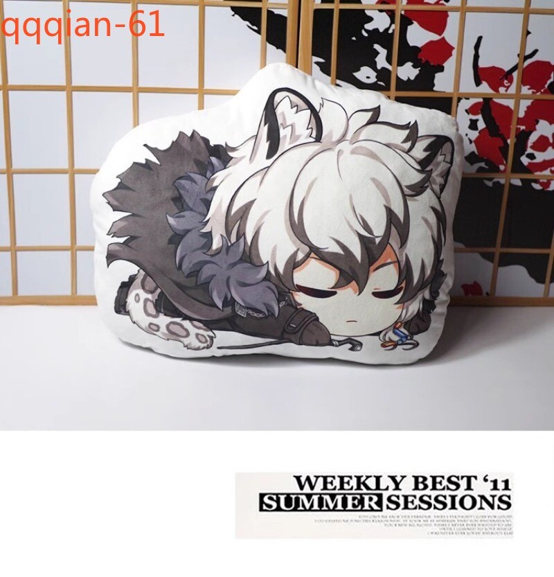 45cm Arknights Animation Texas Amiya Lappland Throw Pillow Cute Cotton ...