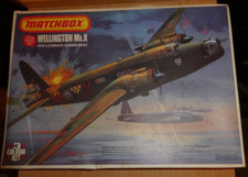 Vintage Matchbox Wellington MK X 1/72 Scale Plastic Model Kit PK402 ...