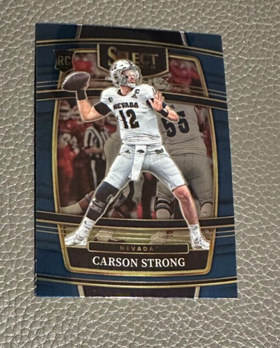 2022 Panini Select Draft Picks Concourse Blue Carson Strong #11 Rookie ...