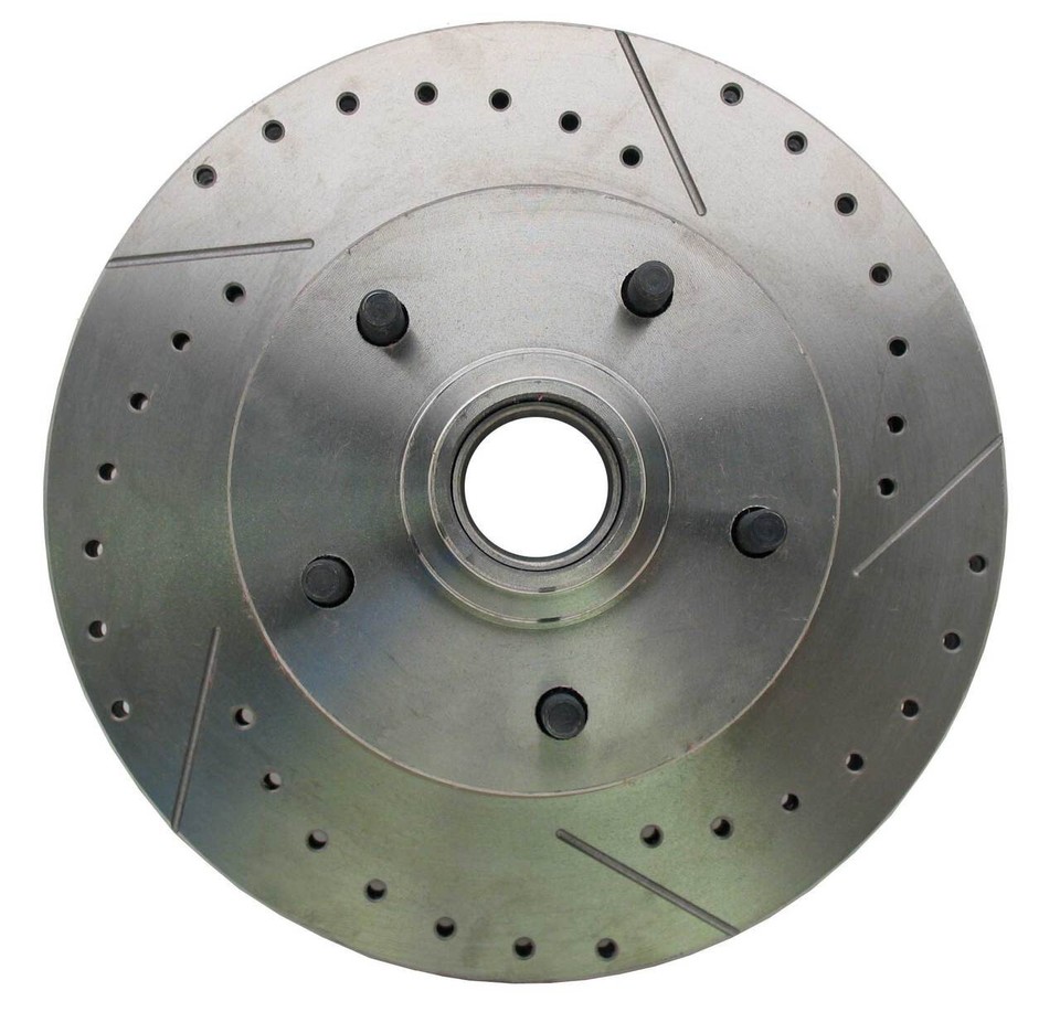 GM Disc Brake Conversion Kit Drilled & Slotted Rotors A,F,X Body Power ...