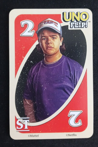 2017 Stranger Things Uno Flip! Card Red Dustin Henderson #2 | eBay